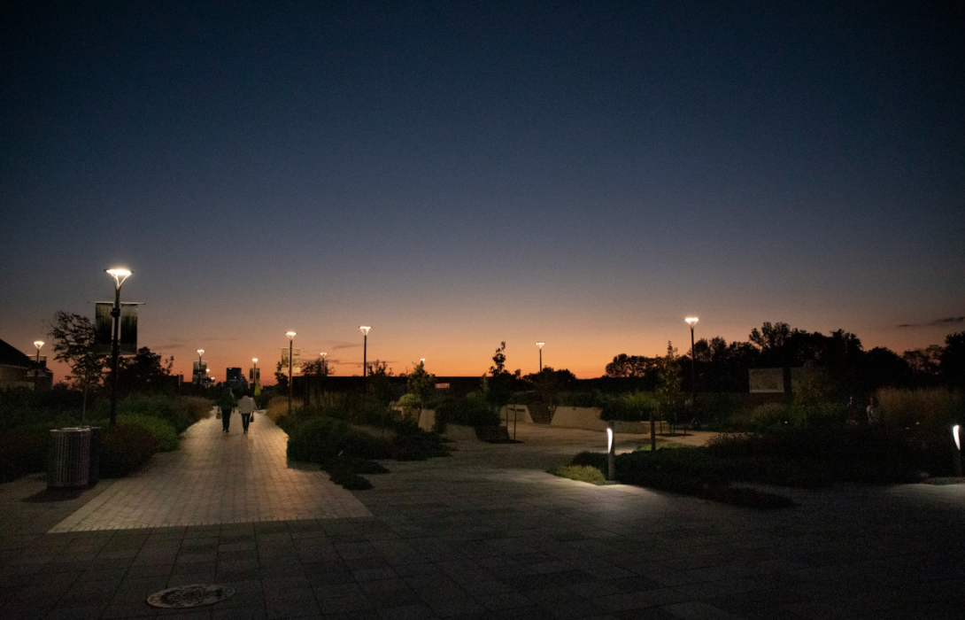 Night Time- lighting - Waterfront Botanical Gardens